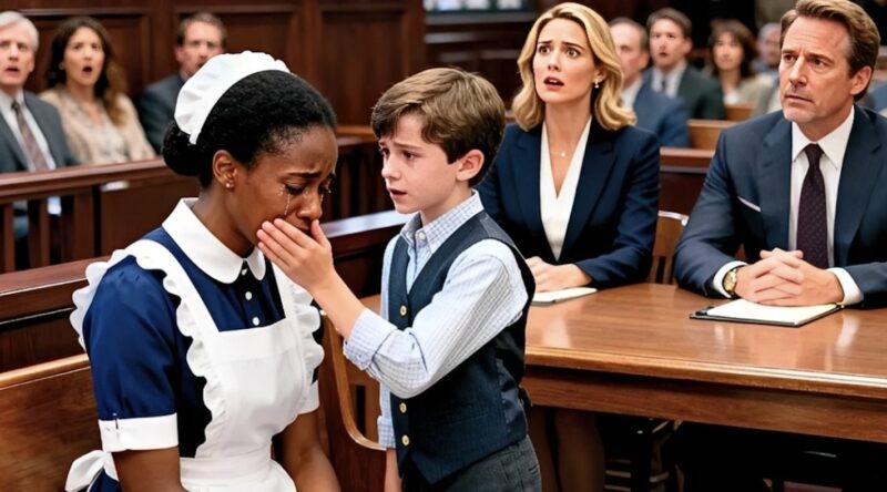 La femme de ménage accusée par un milliardaire s’est présentée au ...